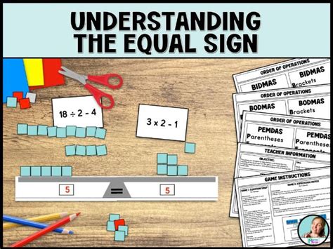 Understanding Equal Sign Game Teaching Resources
