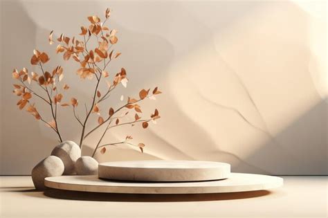 추상적인 장면 배경 분홍색 배경에 실린더 포디움 제품 프레젠테이션 모 ⁇ 쇼 화장품 제품 포디움 무대 기단 또는 플랫폼 생성