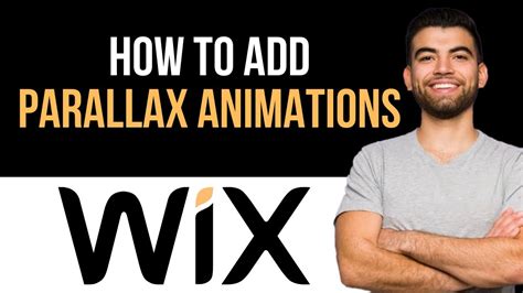 How To Add Wix Parallax Animations Full Guide Youtube