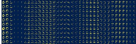 Ten Latent Vectors Projected Into Real Space After Each Iteration Where