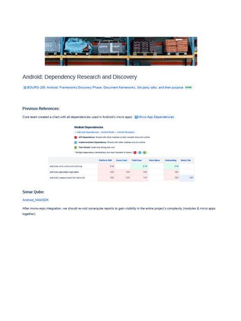 Android Dependency Research And Discovery Pdf Library Computing Android Operating System