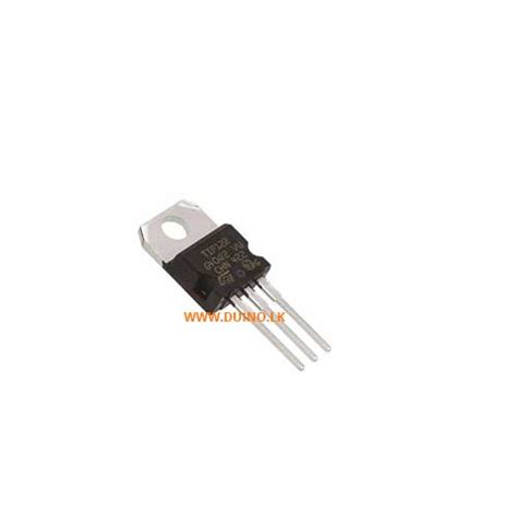 Tip122 Transistor Npn 5a Dip Power Transistor Duinolk The Biggest Arduino Online Store In