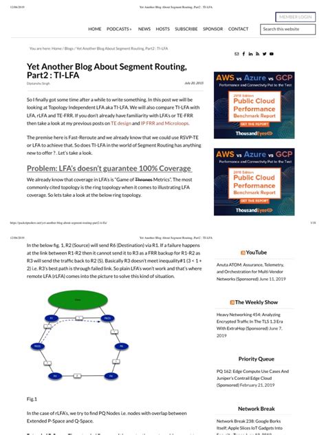 Yet Another Blog About Segment Routing Part2 Ti Lfa Download Free