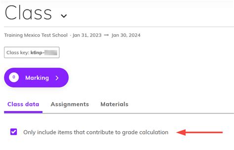 Can I View Class Data For My Class Based On Its Grade Customisation