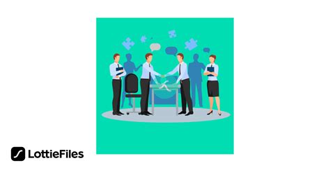 Free Business Deal Lottie Json Animation Animation By Tinymotion Lottiefiles