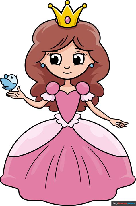 Princess Drawings Easy Drawing Guides