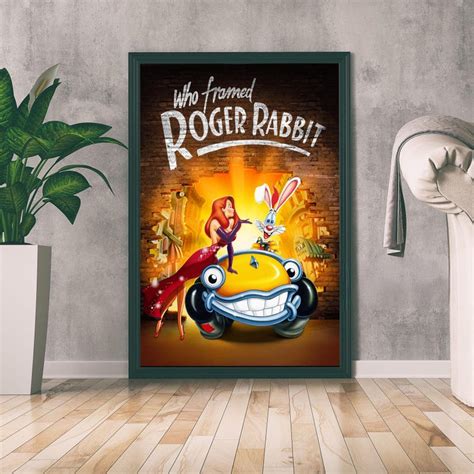 Who Framed Roger Rabbit Movie Poster Fantasy Movie Print Film Lover