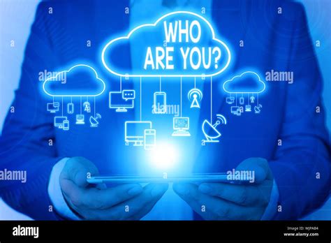 Word Writing Text Who Are You Question Business Photo Showcasing