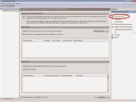 El Rinc N Del Hobby Tutorial Programador De Tareas Windows