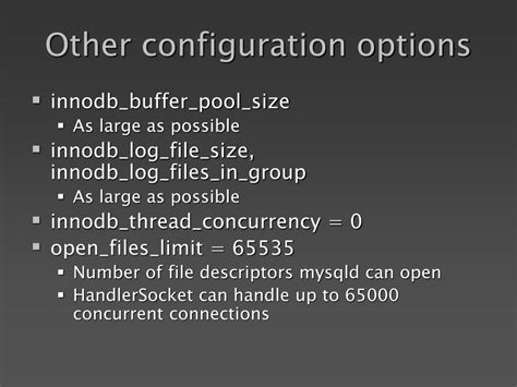 Ppt Handlersocket Plugin For Mysql Powerpoint Presentation Free Download Id5079479