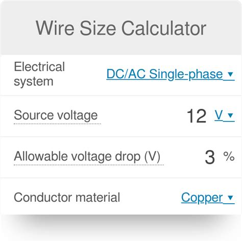 National Electrical Code Wire Size Calculator Infoupdate Org
