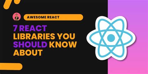 7 essential react libraries for front end web development r devto