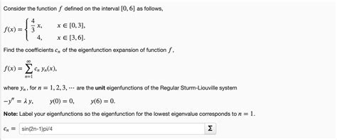 Solved Consider The Function F Defined On The Interval 06