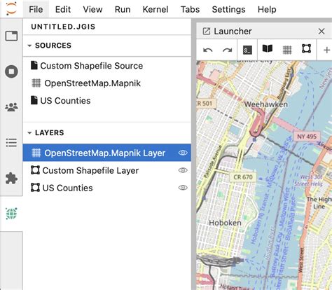 Getting Started With JupyterGIS JupyterGIS Documentation