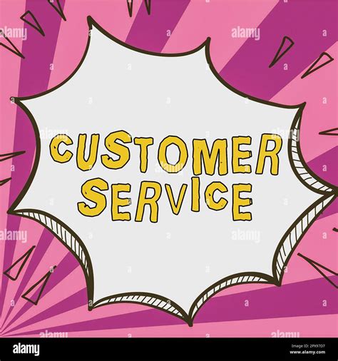 Writing Displaying Text Customer Service Business Approach Process Of