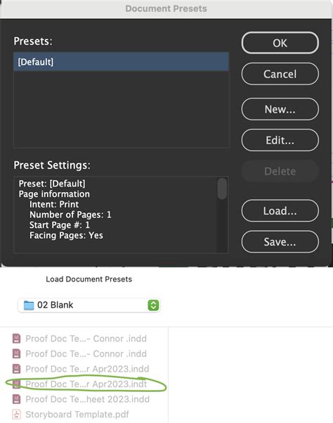 Solved Re Indesign Document Templates From Existing In Adobe Product Community 14305796