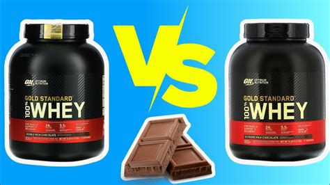 On Gold Standard Whey Extreme Milk Chocolate Vs Double Rich Chocolate Youtube