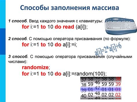 Структурированный тип данных «массив Online Presentation