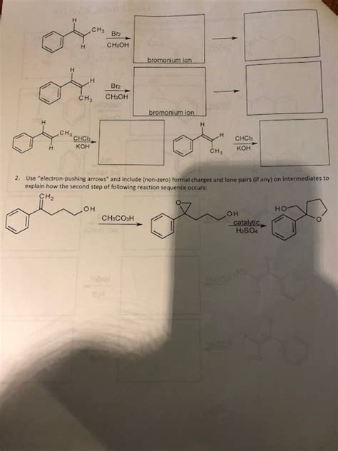 Solved CH Bre CH OH Br H CH OH CH CHCb KOH CH KOH Use Chegg Com