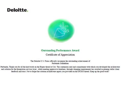 purbendu sadhukhan on linkedin deloitteaward architect grateful