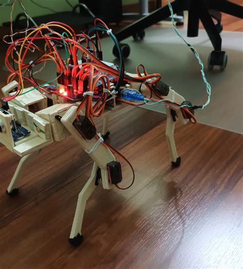 Four Legged Robot With Pca9685 And 12 Servo Motors 6 Steps With