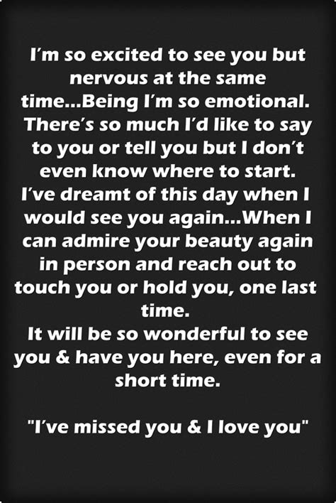 Excited To See You Quotes
