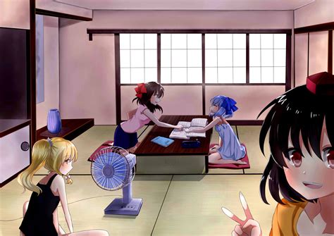 Utako Kuromosuki Cirno Hakurei Reimu Kirisame Marisa Shameimaru