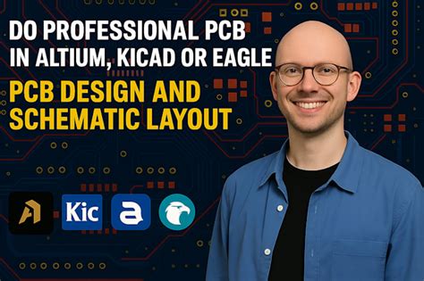 Do Pcb Design Of Your Circuit In Altium Easyeda Eagle Kicad Pcb Schematic Pcb By Jamilsavage