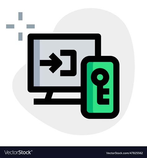 Two Factor Authentication For Better Security Vector Image