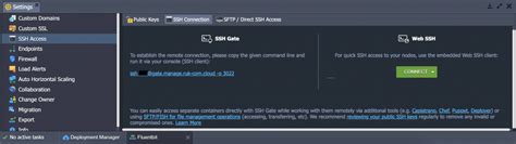 Ssh Access คู่มือการใช้งาน Ruk Com Cloud Paas