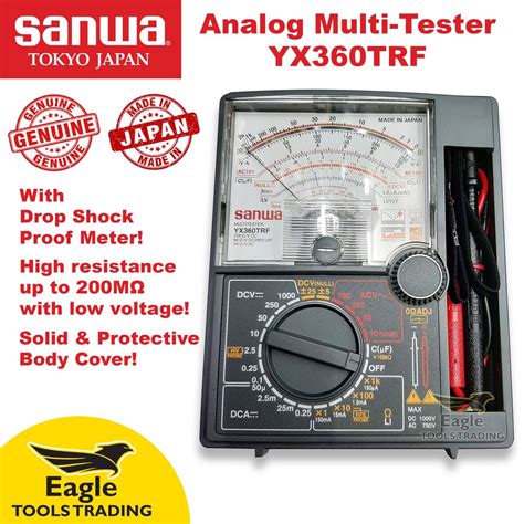 Analog Multi Tester Sanwa Yx360trf Made In Japan Shopee Philippines Analog Multi Tester Sanwa Yx360trf Made In Japan Shopee Philippines