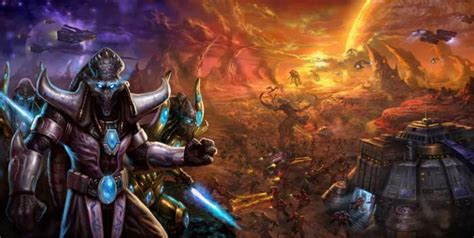 Starcraft Protoss Tassadar 4 ｜ Original Oil Painting By Artist Monkeys