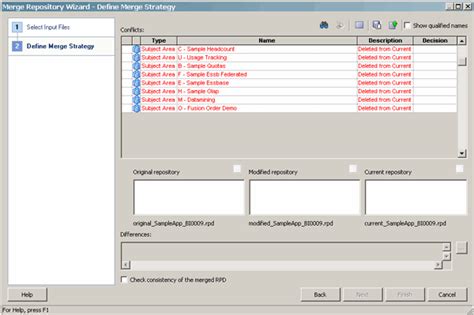 Merging And Importing Objects From Different Repositories By Using The Oracle Bi 11g