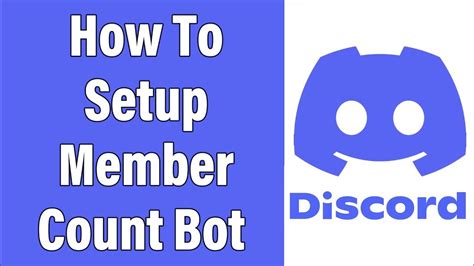 How To Setup Member Count Bot On Discord 2023 Get Your Server Stats
