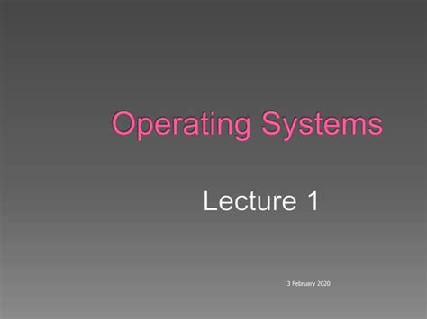 What Is Operating System Introduction To Os Ppt