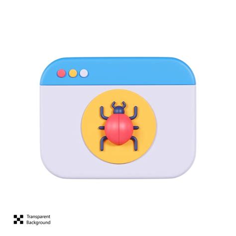 Premium Psd Bug Detection 3d Icon