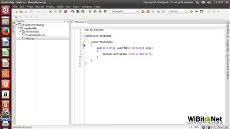 wibit programming in c introduction lab 3 monodevelop linux 2 youtube