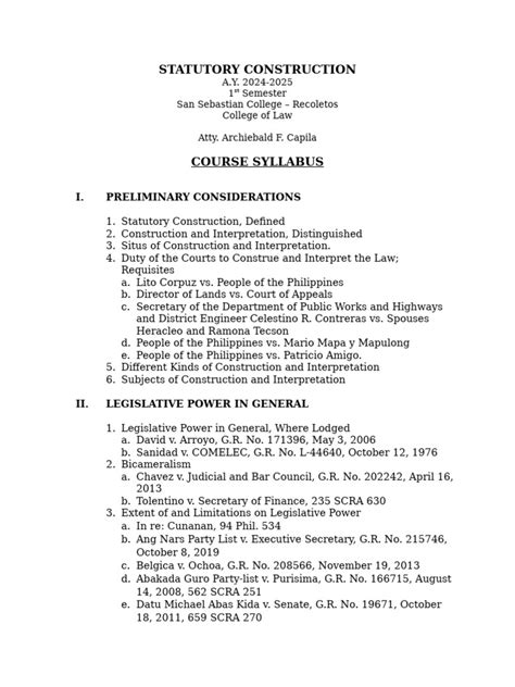 Statutory Construction Pdf