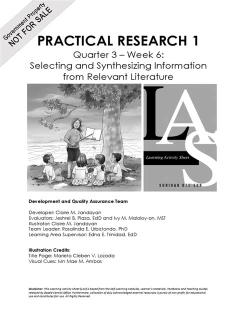 practicalresearch1 q3 week6 v4 pdf learning theory