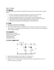 Exploring Diodes Lab Tasks And Circuit Experiments Course Hero
