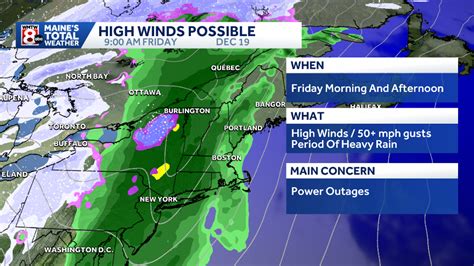 Maine Has Rain Wind And Warmer Temps In The Forecast This Week