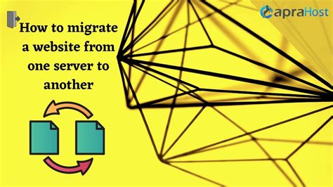 how to migrate a website from one server to another