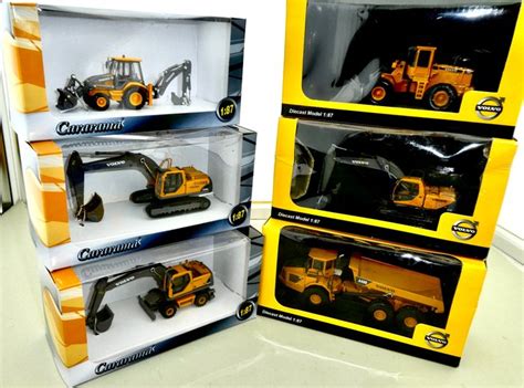 Cararama - 1:87 - 6 Baufahrzeuge - Catawiki