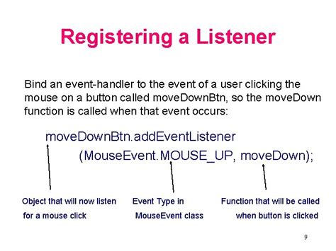 cisc 110 day 6 introduction to events outline