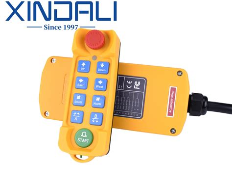 8 Push Buttons Industrial Wireless Crane Control Switchn For Cranes