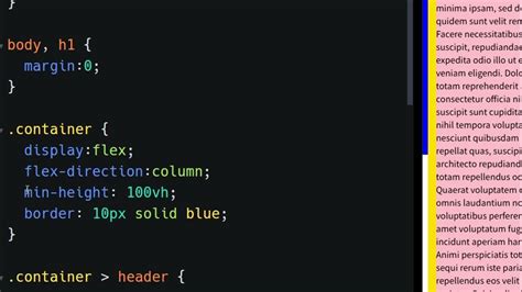 25 02 14 Html Css 강좌 105강 Flex를 이용해서 성배 레이아웃을 만들어주세요 Youtube