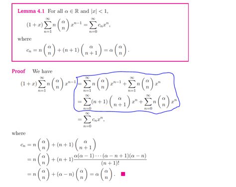 Summation Confusion About Proof Involving Sums And Binomial