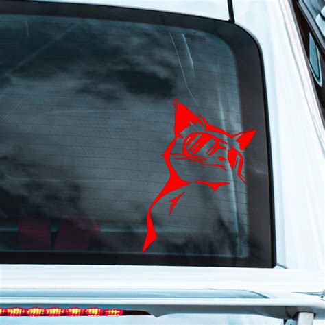 챈스커스텀디자인 😀 고양이스티커 자동차스티커 차량용스티커 자동차꾸미기 자동차튜닝스티커
