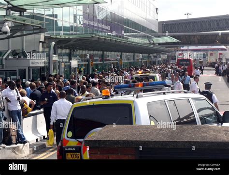 Atmosphere Terminal 2 At Heathrow Airport Was Evacuated While