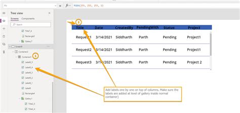 Powerapps Vertical Gallery With A Horizontal Scroll Bar Siddharth Vaghasia Independent